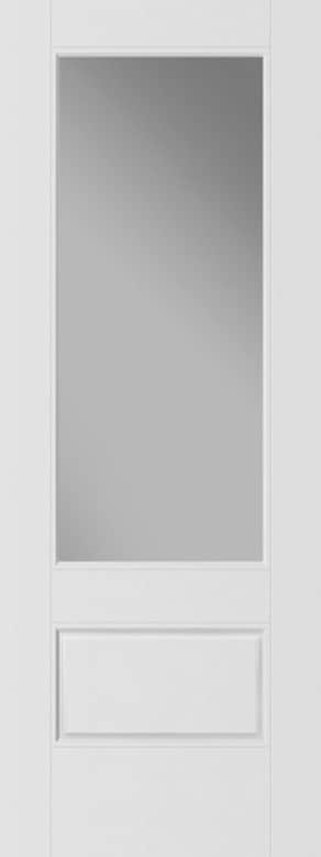 Flush Glazed 3/4 Lite Smooth Fiberglass - The Door & Trim Store